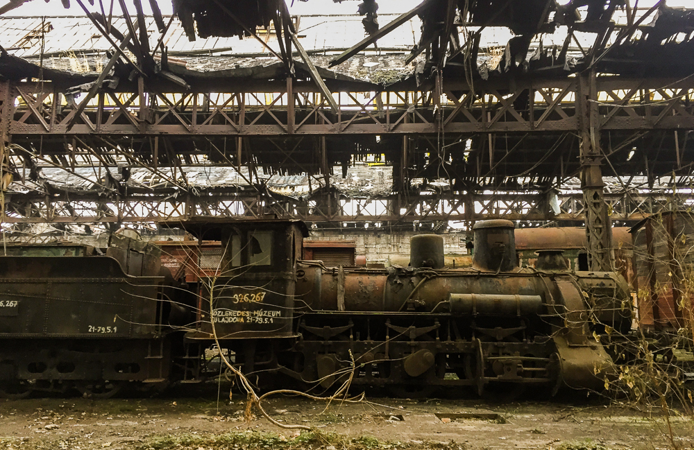 Deserted Places: Inside an abandoned train yard in Budpest