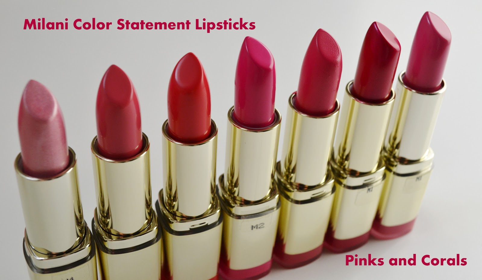 Aquaheart: Milani Cosmetics Color Statement Lipsticks (Pinks and Corals ...