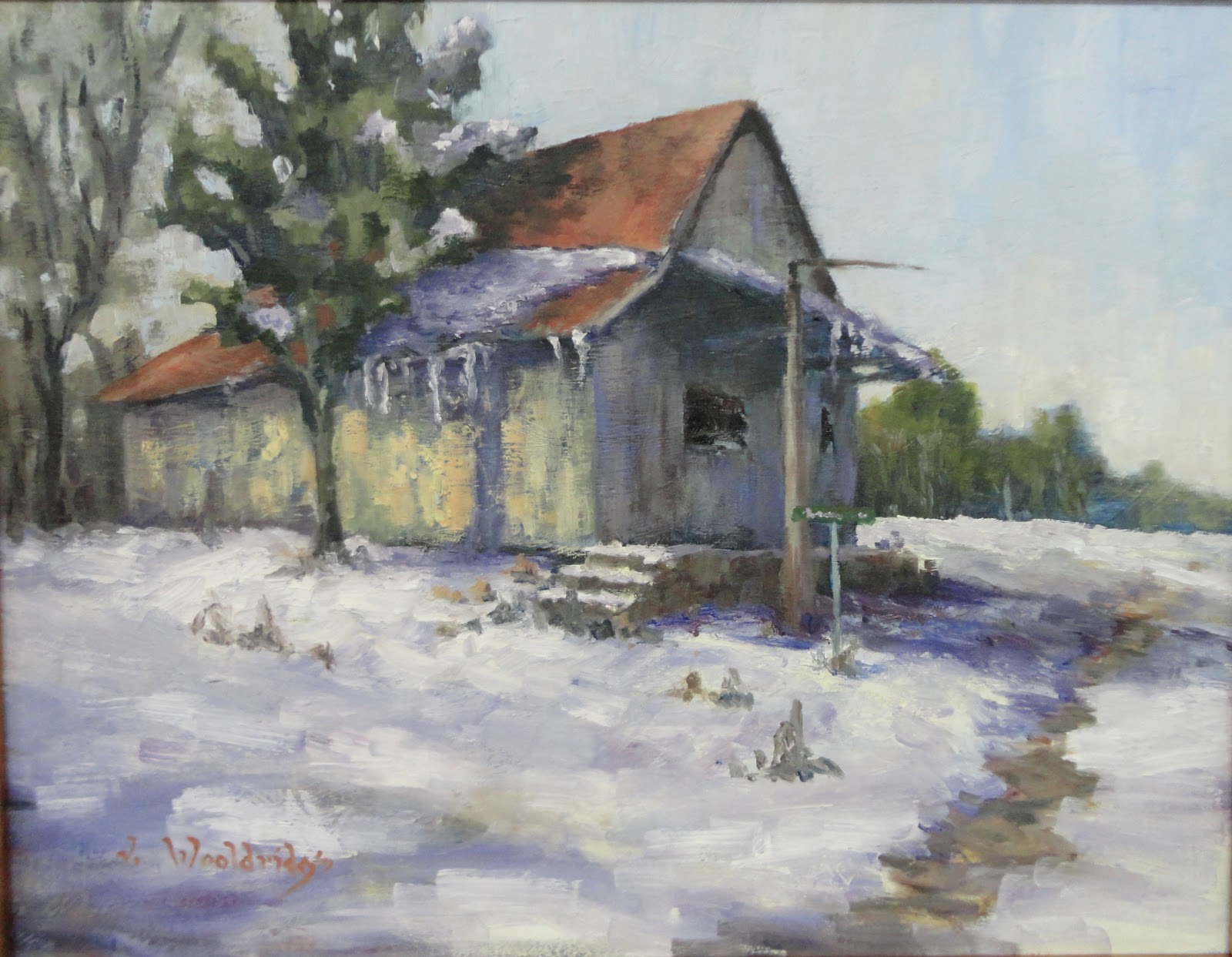 Painting Arkansas: Snowball, AR, Searcy County and Merry Christmas!