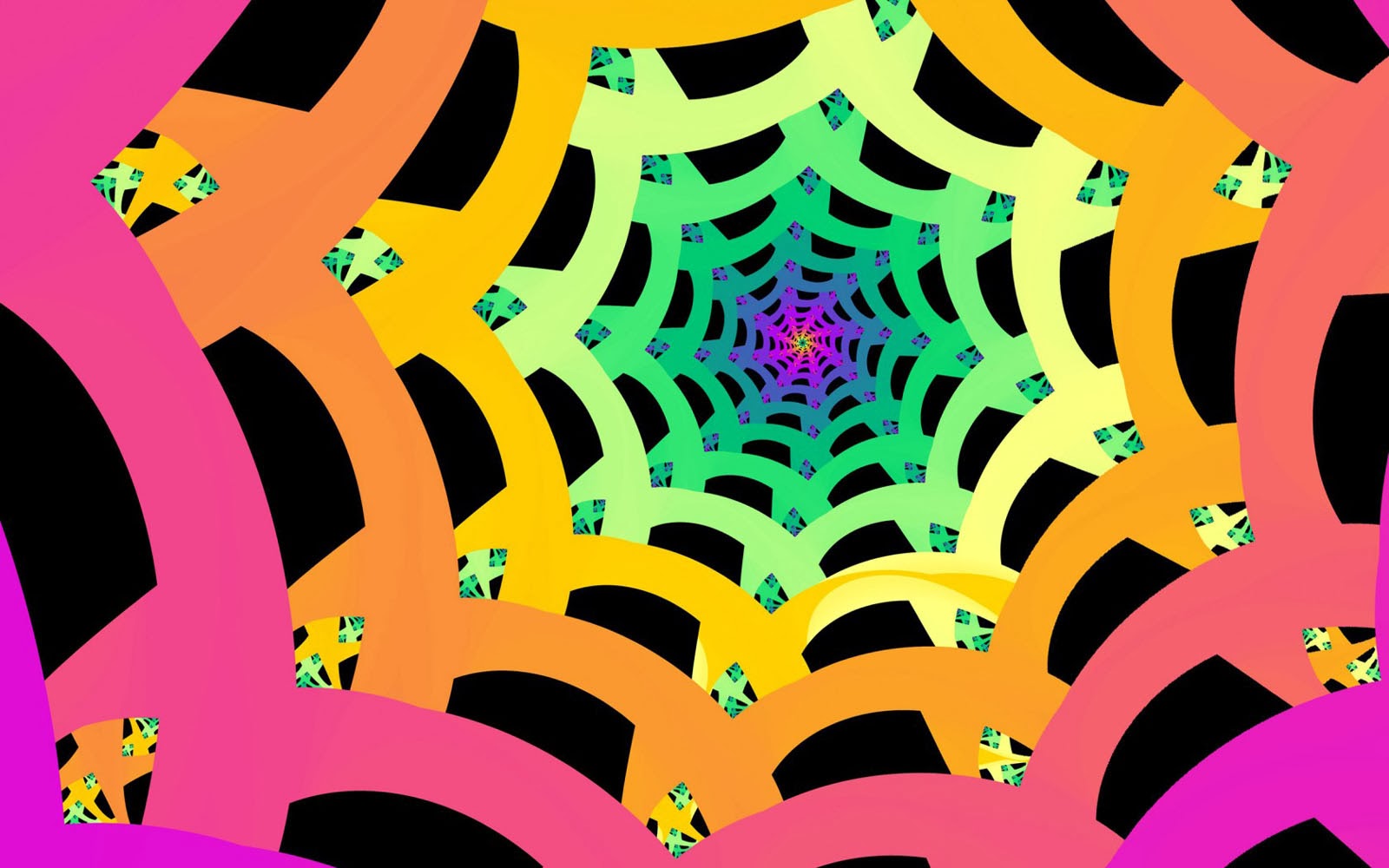 All new wallpaper : Geometry Rainbow Colours Wallpapers