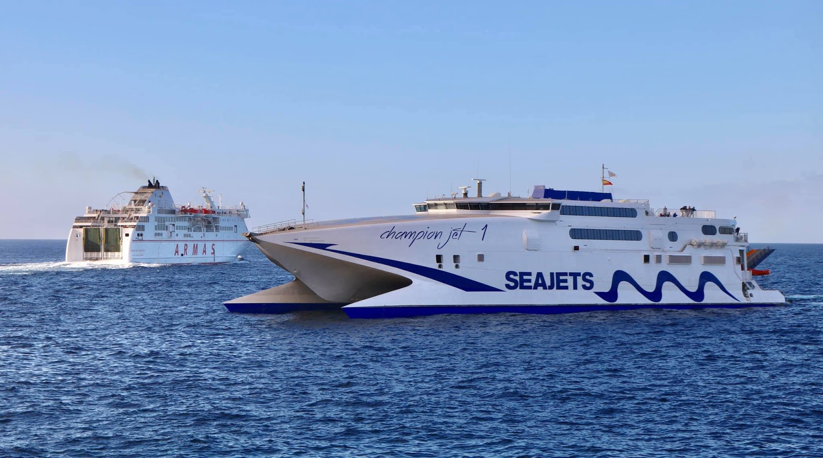 FERRYBALEAR: El HSC "Champion Jet 1" fletado por Armas vuelve a navegar ...