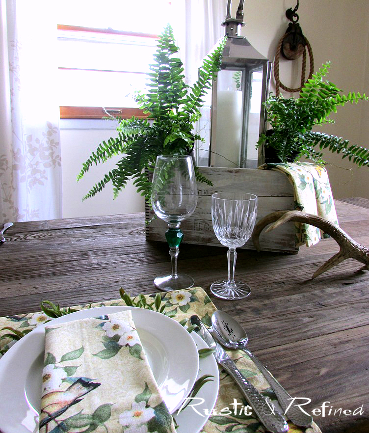 Loving Spring Tablescape | Rustic & Refined