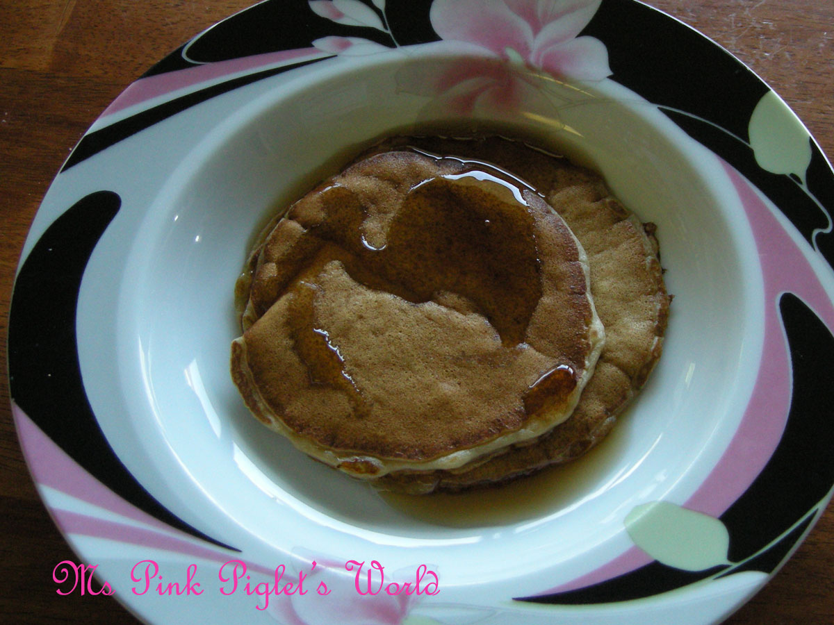 Ms Pink Piglet's World: A Super Easy Coffee Pancake
