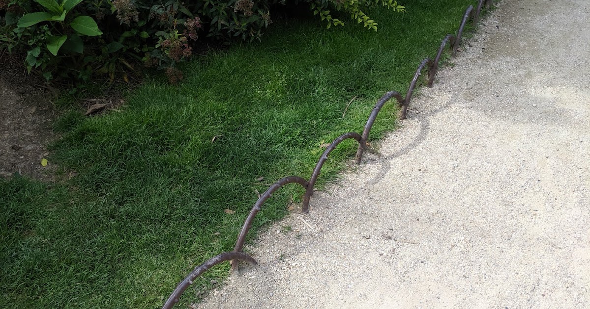 Metal Path Edging - Luxembourg Gardens, Paris