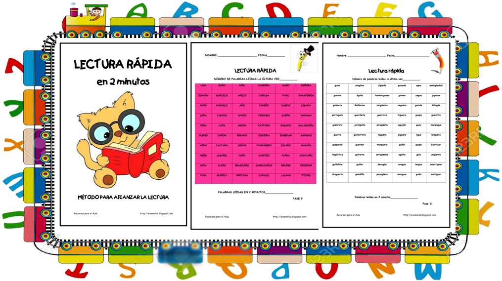 Descarga gratis el método de lectura veloz para niños.