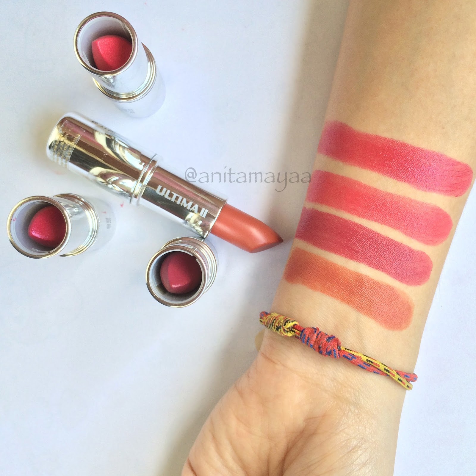 anitamayaa: [REVIEW] Ultima II Delicate Lipstick dan Ultima II Delicate ...