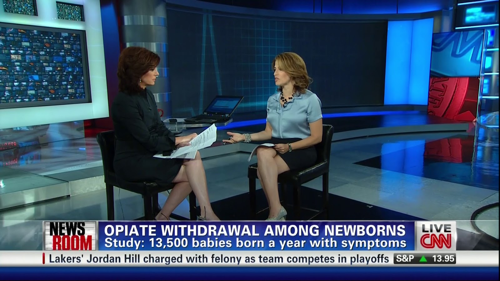 Ladies in Satin Blouses: elizabeth cohen - silver satin blouse