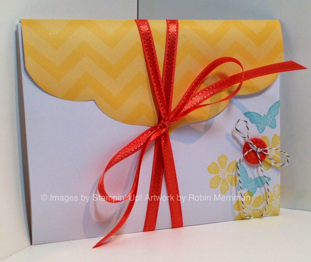 Trinity Designs: Happy Hello Envelope Scrapbook - Video Tutorial