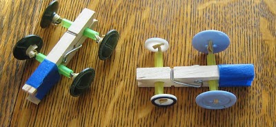 Clothespin Cars | Munchkins and Mayhem