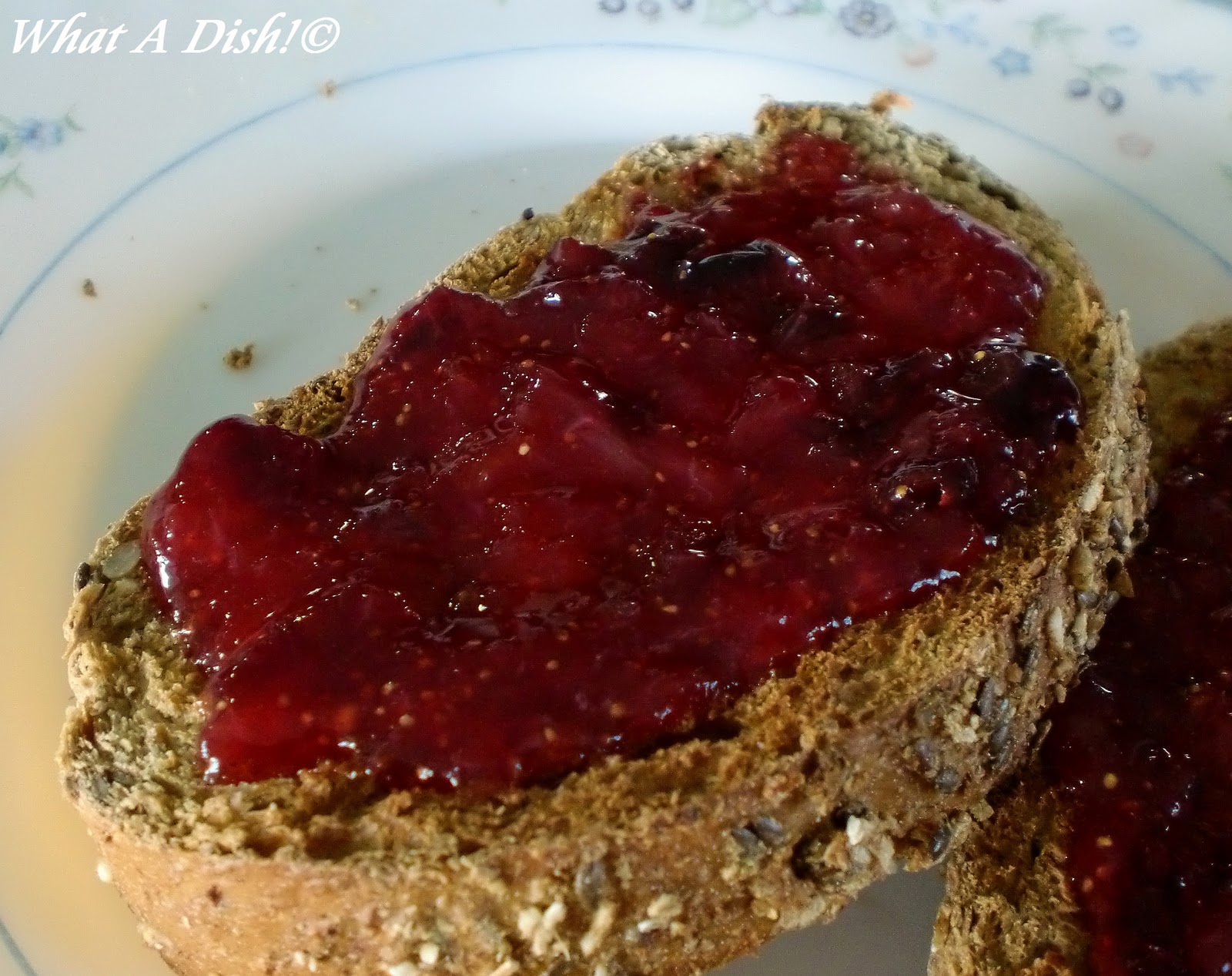 What A Dish!: Spiced Fig & Plum Jam- No Pectin Needed!