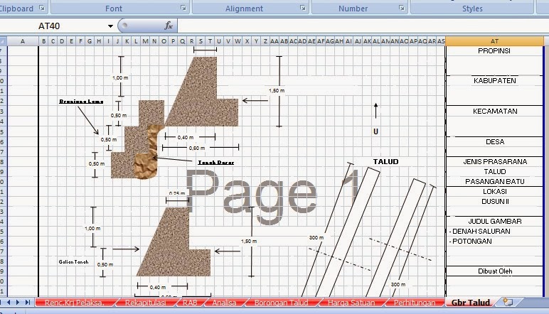 KUMPULAN CONTOH RAB BRONJONG: CONTOH RAB PEMBANGUNAN BRONJONG