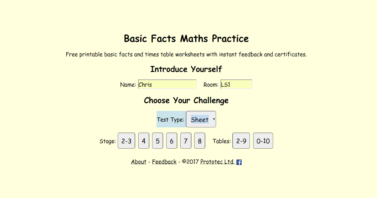 Chris @ Panmure Bridge School: Maths Prototec