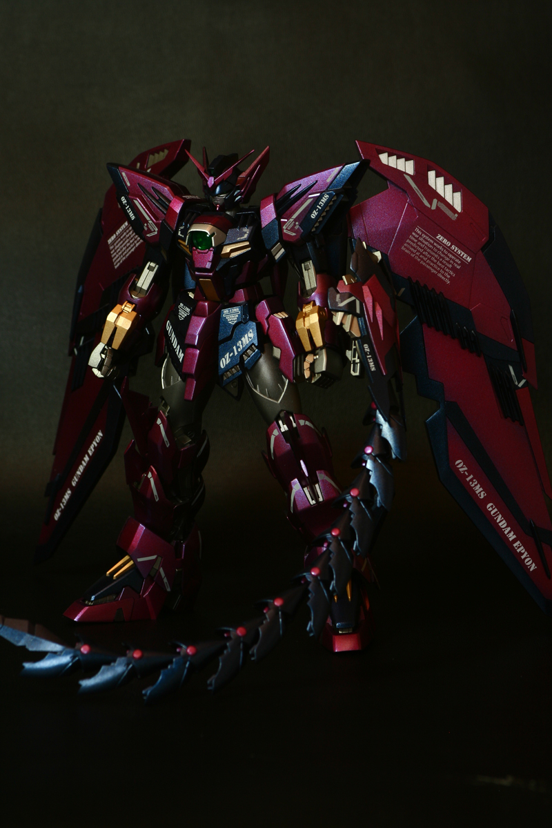GUNDAM GUY: MG 1/100 OZ-13MS Gundam Epyon EW - Metallic Painted Build