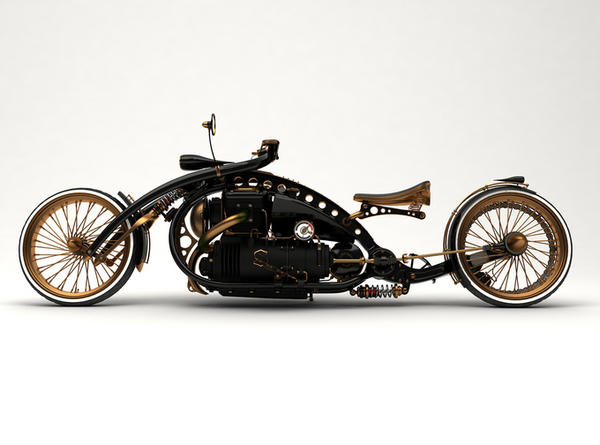 D'BOBBER KUSTOM KULTURE: Steampunk motorcycle