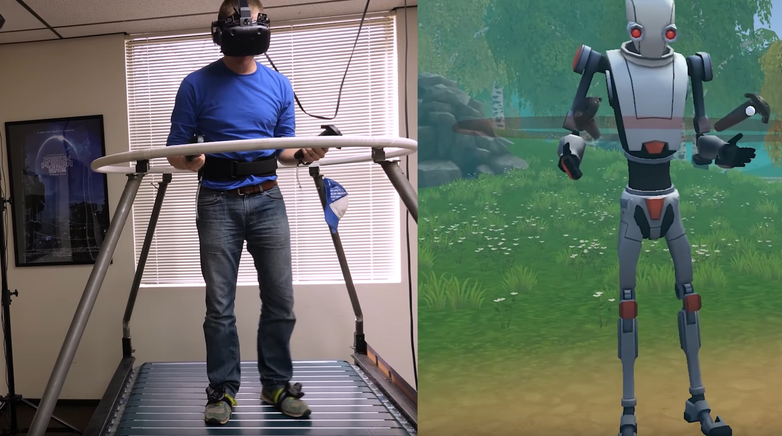 Dr. Fotis Liarokapis: Infinadeck Omnidirectional Treadmill