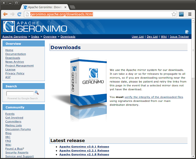 Open design and architecture: Download and Install Apache Geronimo 3.x ...
