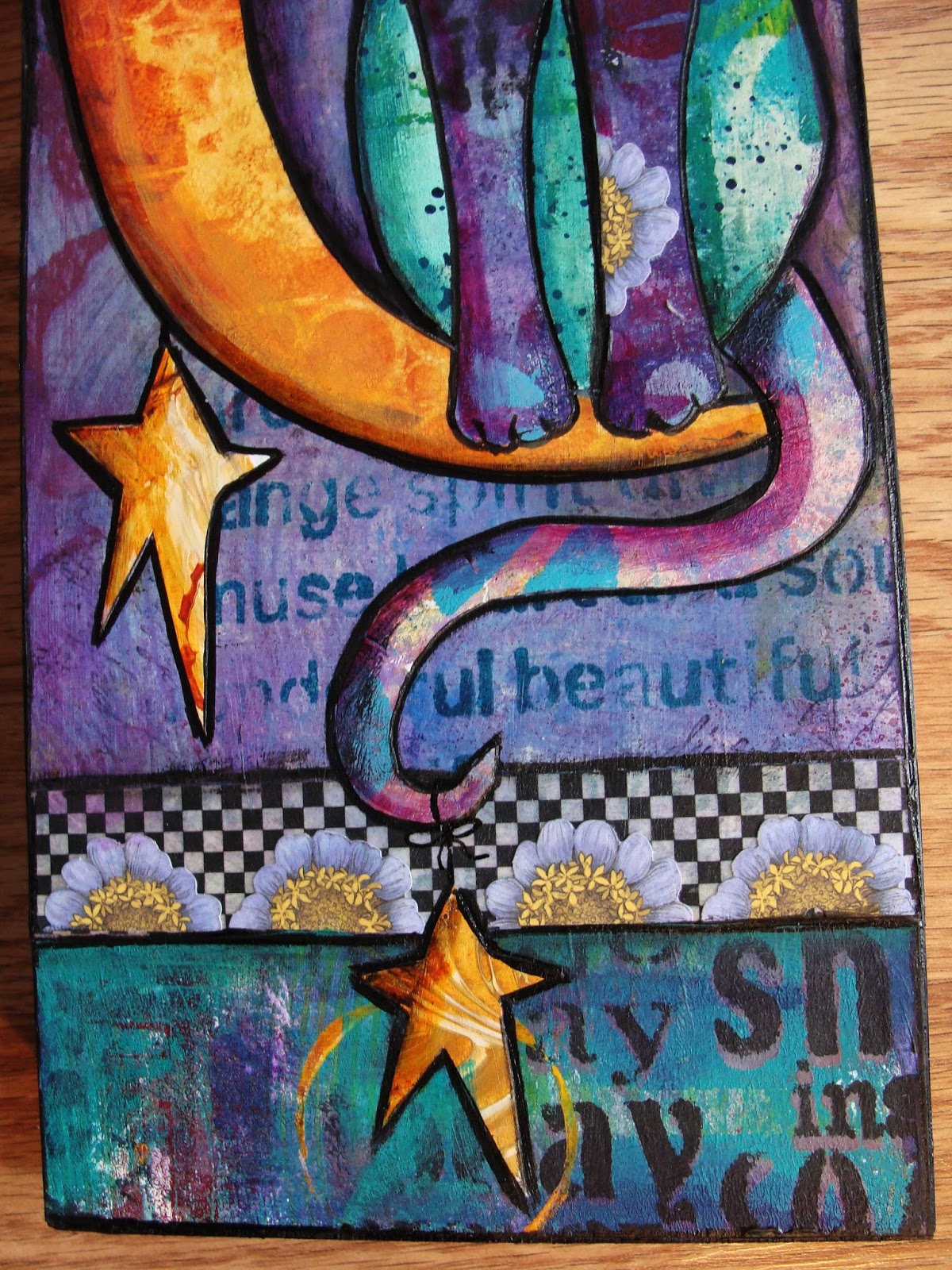 My Art Journal: A New Cat Tutorial For 2016--My Step-by-Step Process