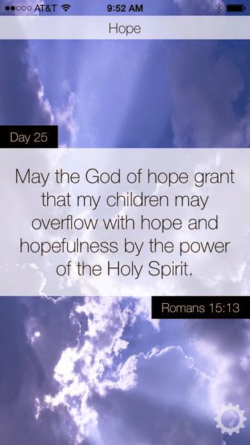 One Prayer a Day: To Overflow With Hope