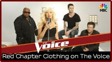 Red Chapter Clothing - Seen on NBC's The Voice: The Voice