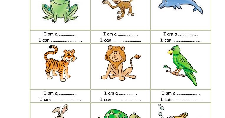 Exercise about animals with can ~ OVACIK ENGLISH
