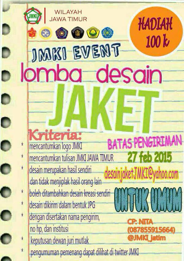 Lomba Desain Jaket JMKI Jatim