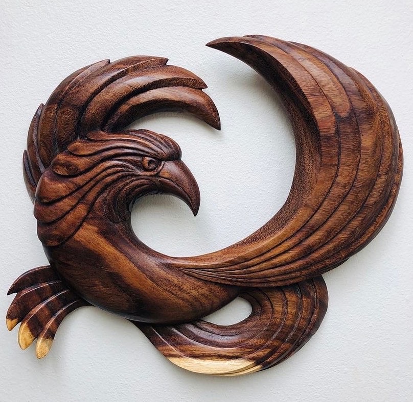 Tropical Exotic Hardwoods: More beautiful hand carved pieces of art by ...