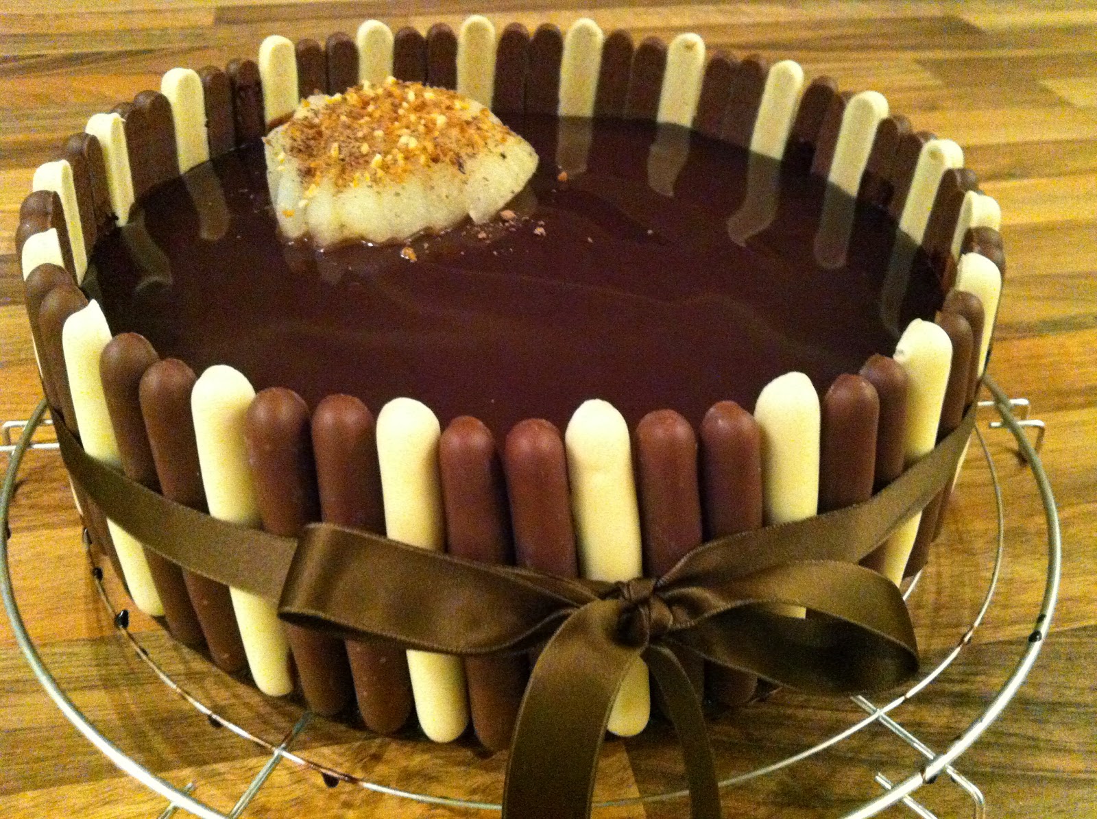 ENTREMET POIRE CHOCOLAT