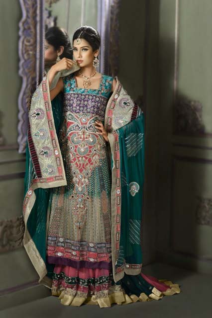 Pakistani Fashion Style: Amna Ajmal Latest Bridal Wear Collection 2013