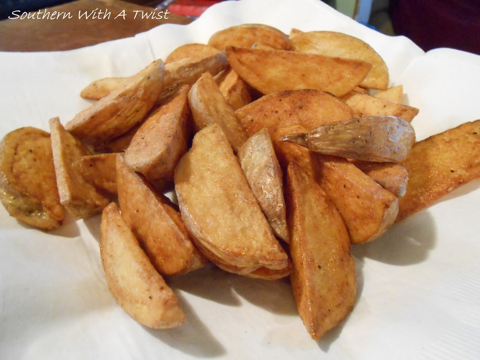 Southern With A Twist: Seasoned Potato Wedges