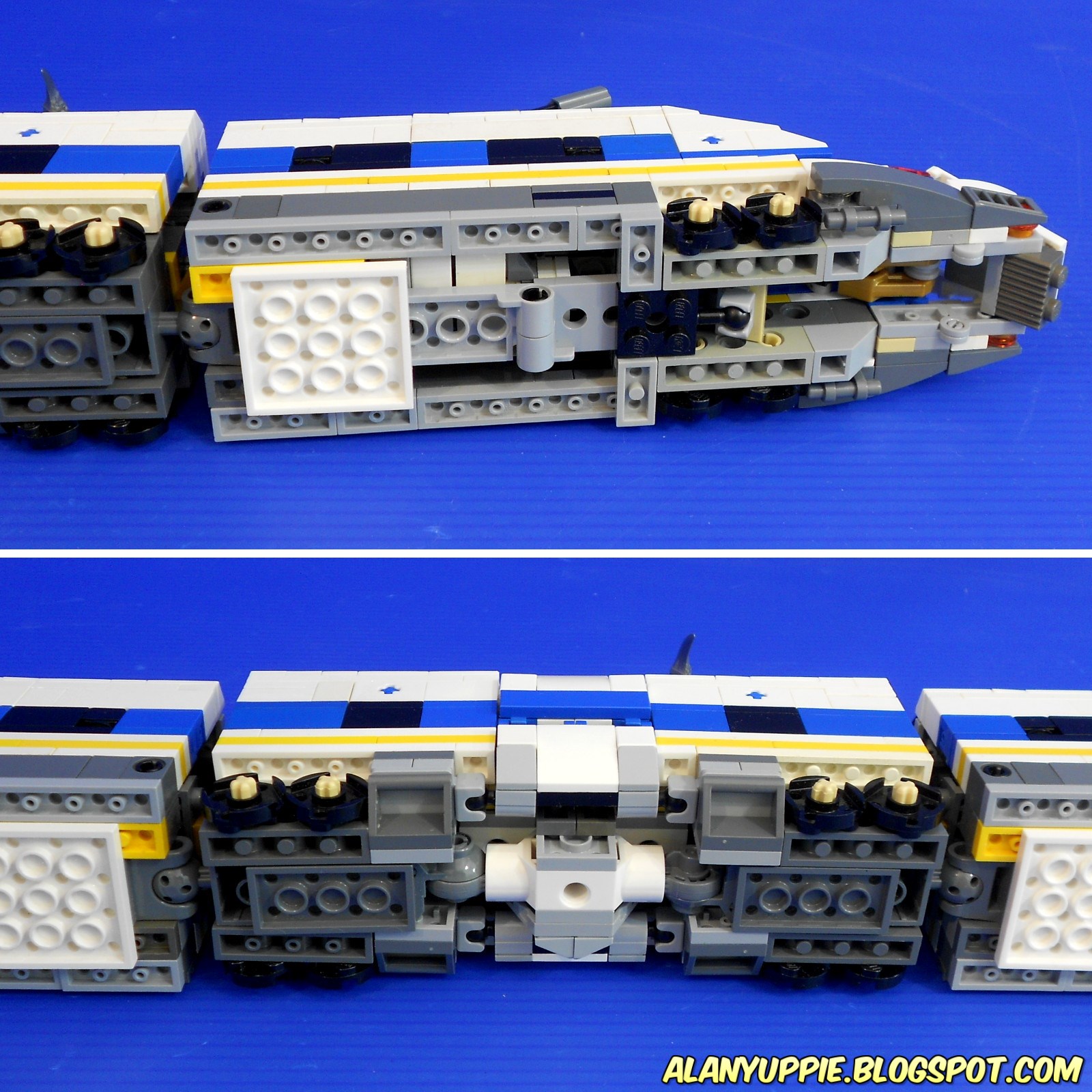 Alanyuppie's LEGO Transformers: LEGO Triple Changer Railrazor Part 1 of ...