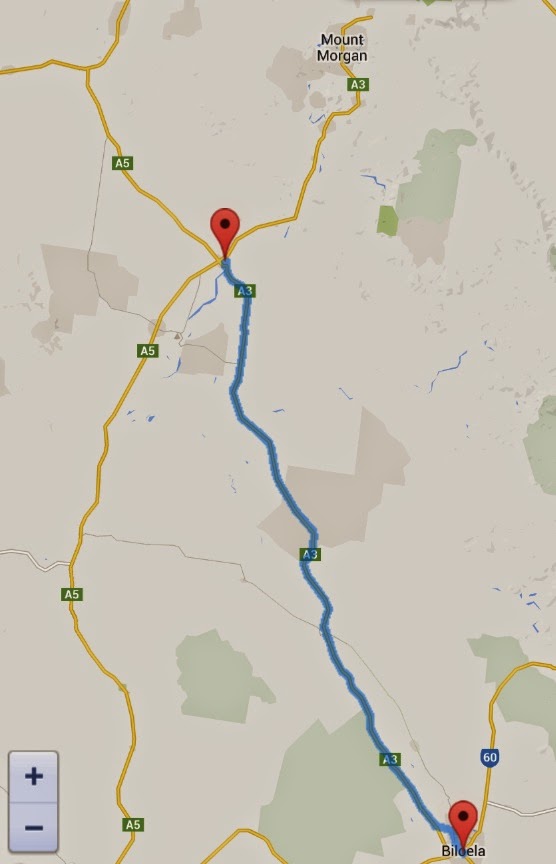 4 pedals & 4 paws: Biloela to Dululu to Mount Morgan