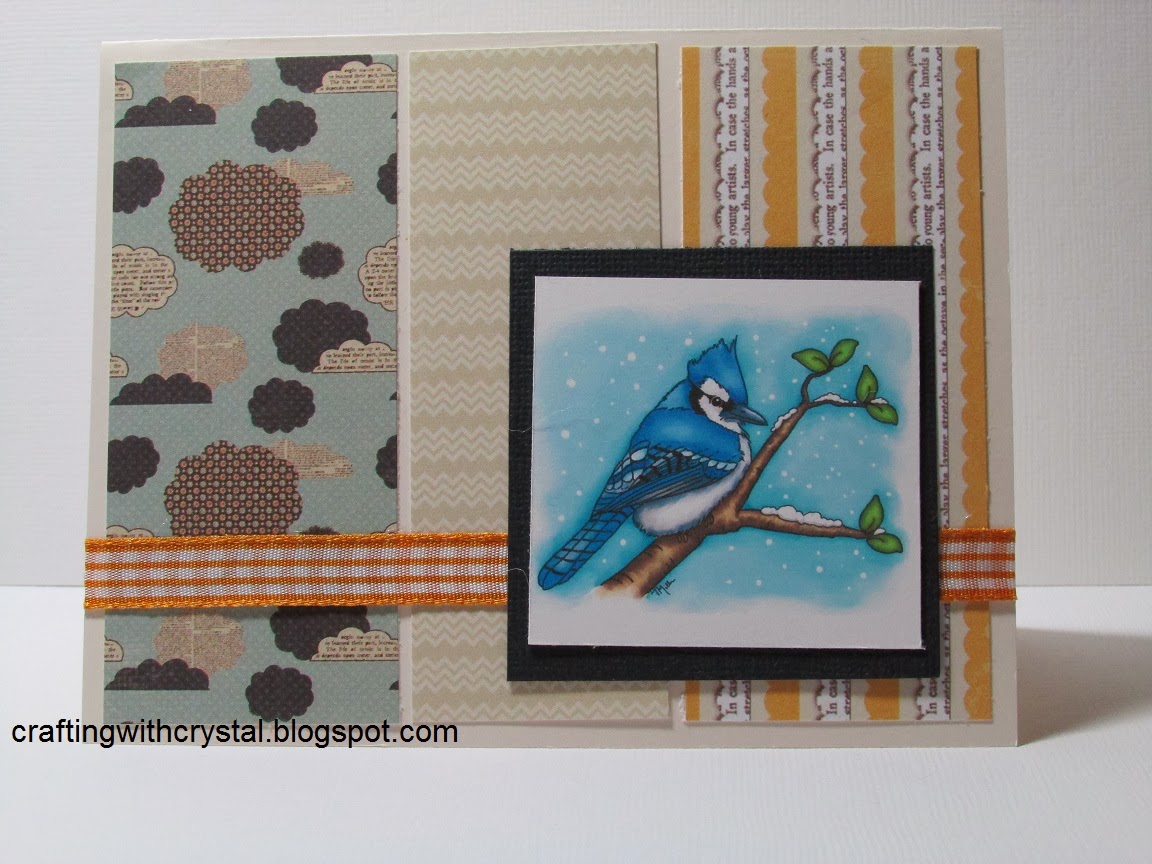 Crafting With Crystal: FSS Blue Jay Card