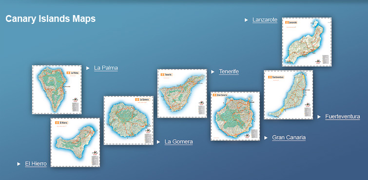 MAPS OF THE CANARY ISLANDS