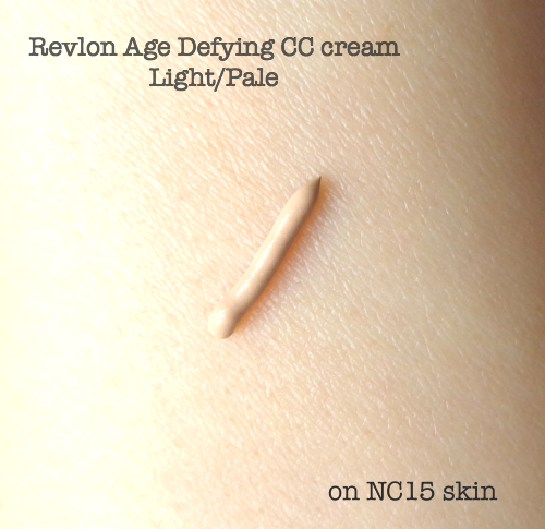 Review, Swatch - NEW Revlon Age Defying CC Cream Light / Pale (010 ...