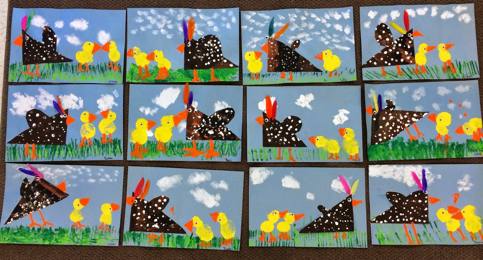 that artist woman: Spring Chickens