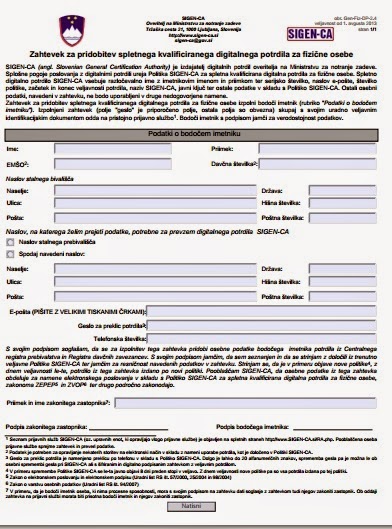 Sigenca certifikat - pridobi ga tudi ti!