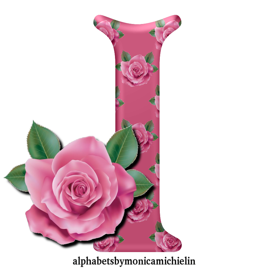 Monica Michielin Alphabets: ALFABETO ROSA, ROSE ALPHABET