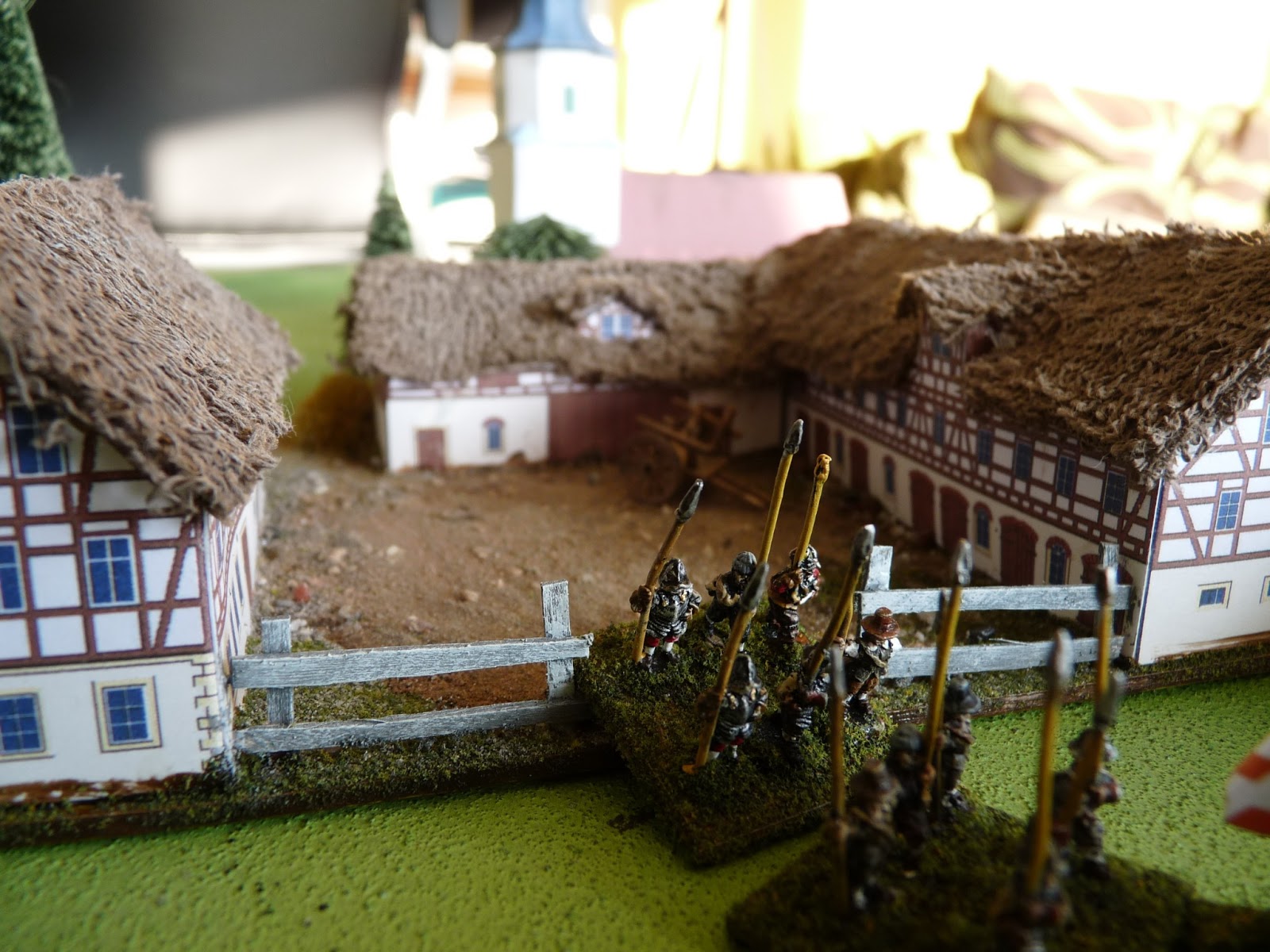 Pijlie´s Wargames Blog: 10mm scale farm/village