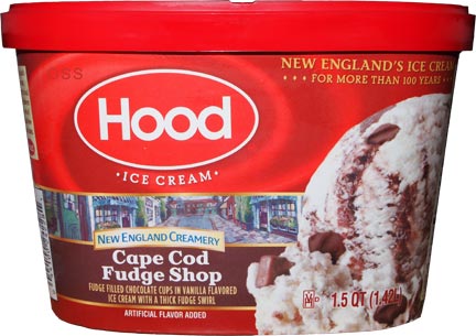 On Second Scoop: Ice Cream Reviews: Hood Cape Cod Fudge Shop Ice Cream