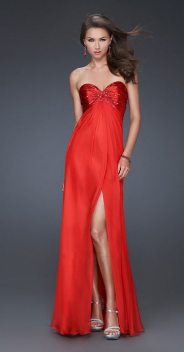 prom dresses bridesmaid dresses: Choose a red prom dress according to ...