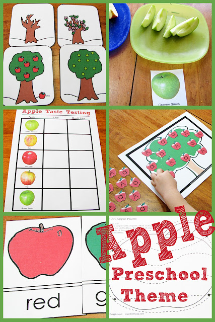 Mommy's Little Helper: Apple Preschool Theme