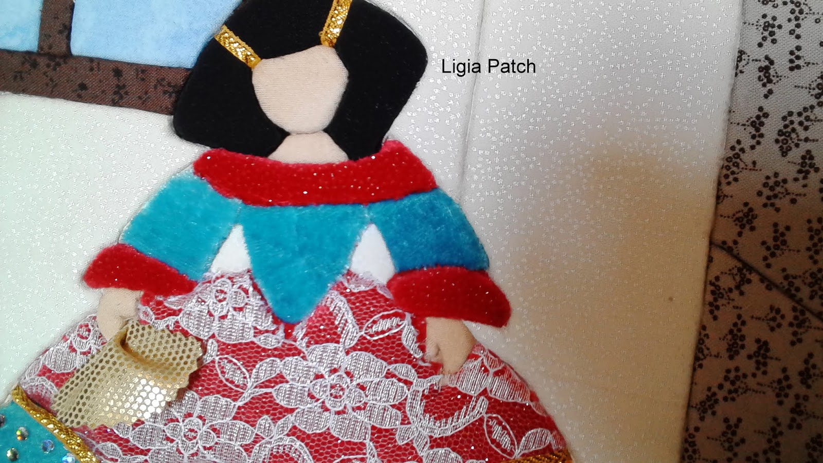 Ligia Patch: MENINA PATCHWORK SIN AGUJA