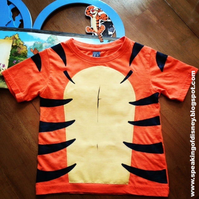 Disney: DIY Tigger T-Shirt Costume