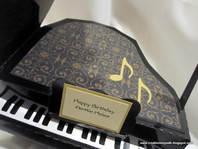 Creations by Patti: Grand Piano Treat Box