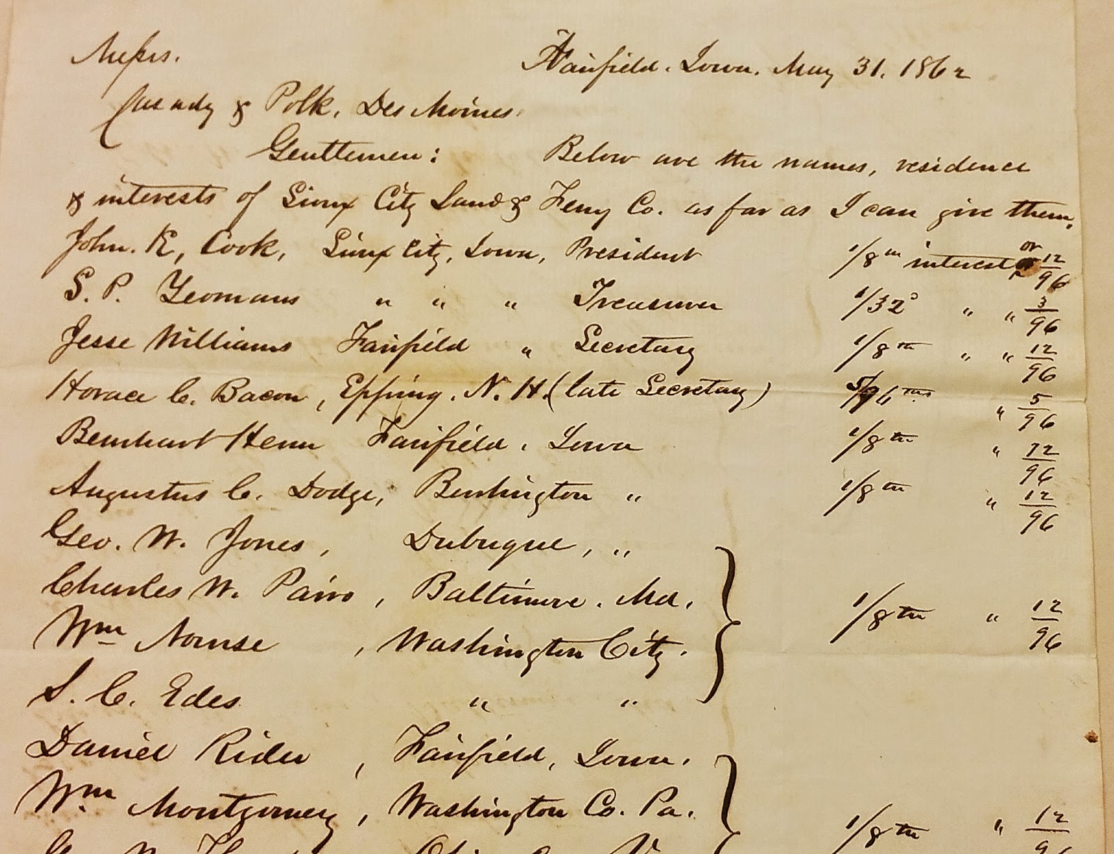 History and Culture by Bicycle: Dr. John K. Cook Collection: Names and ...