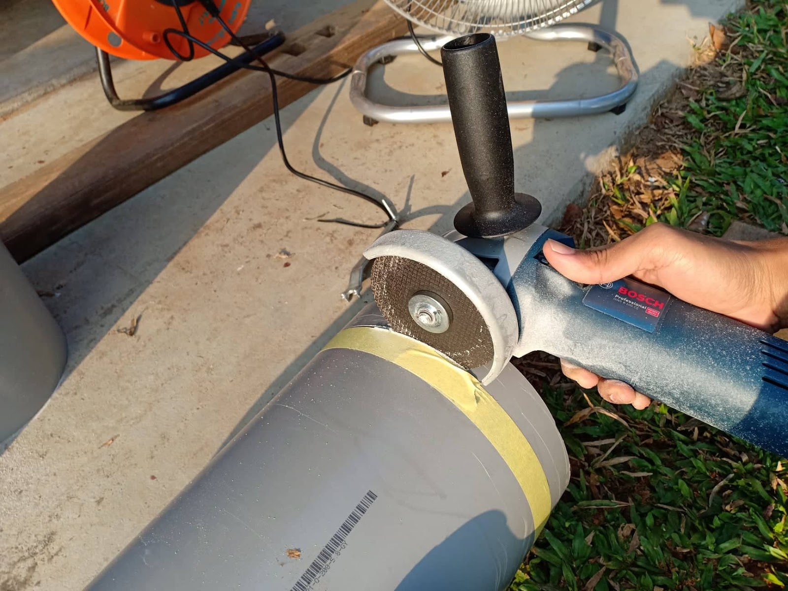 Cara, Teknik dan Langkah Memotong Paip PVC berskala Besar 8 Inch