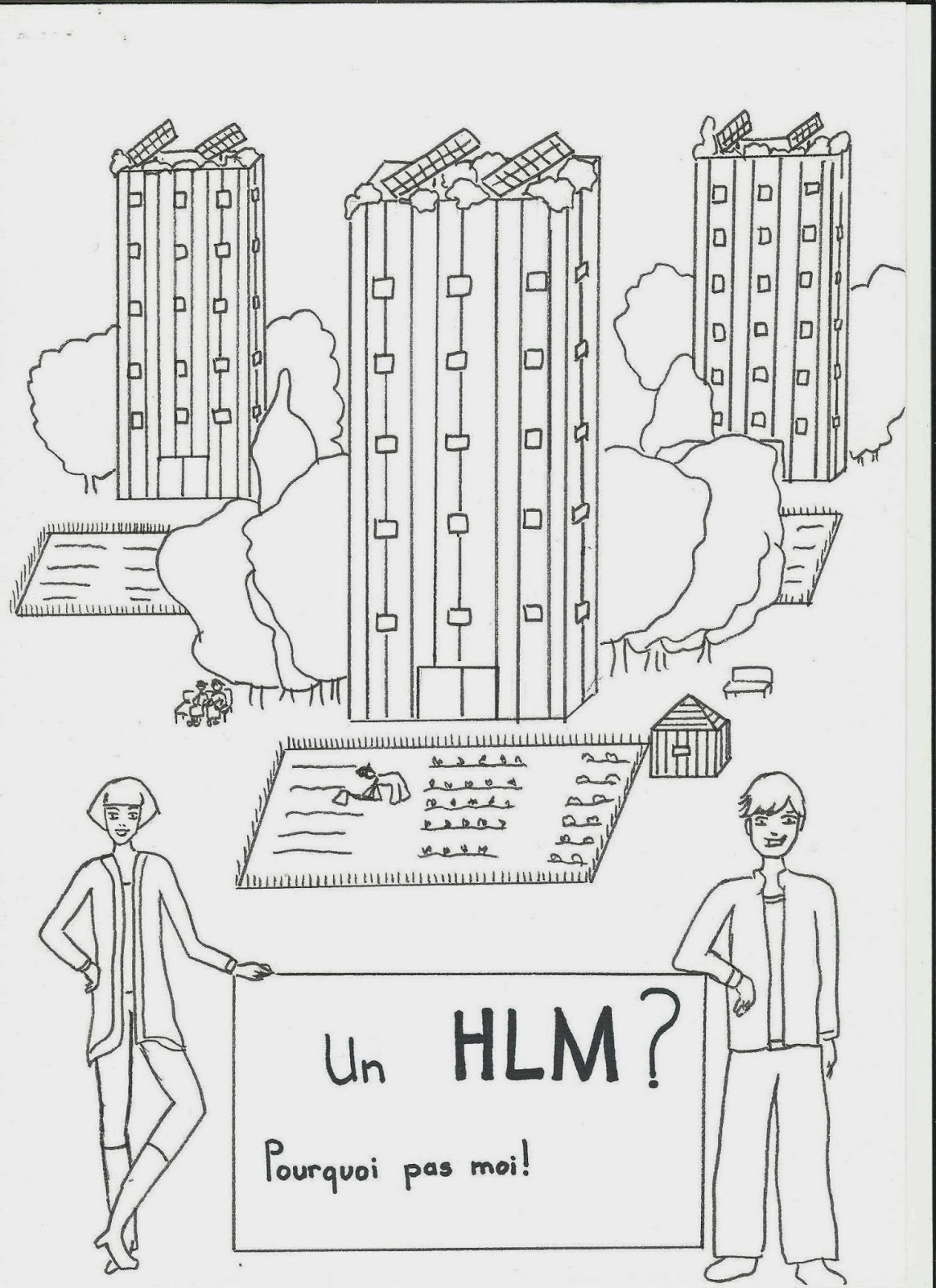 Chez Vapi - Dessins et Illustrations: Dessin d'illustration - HLM ...