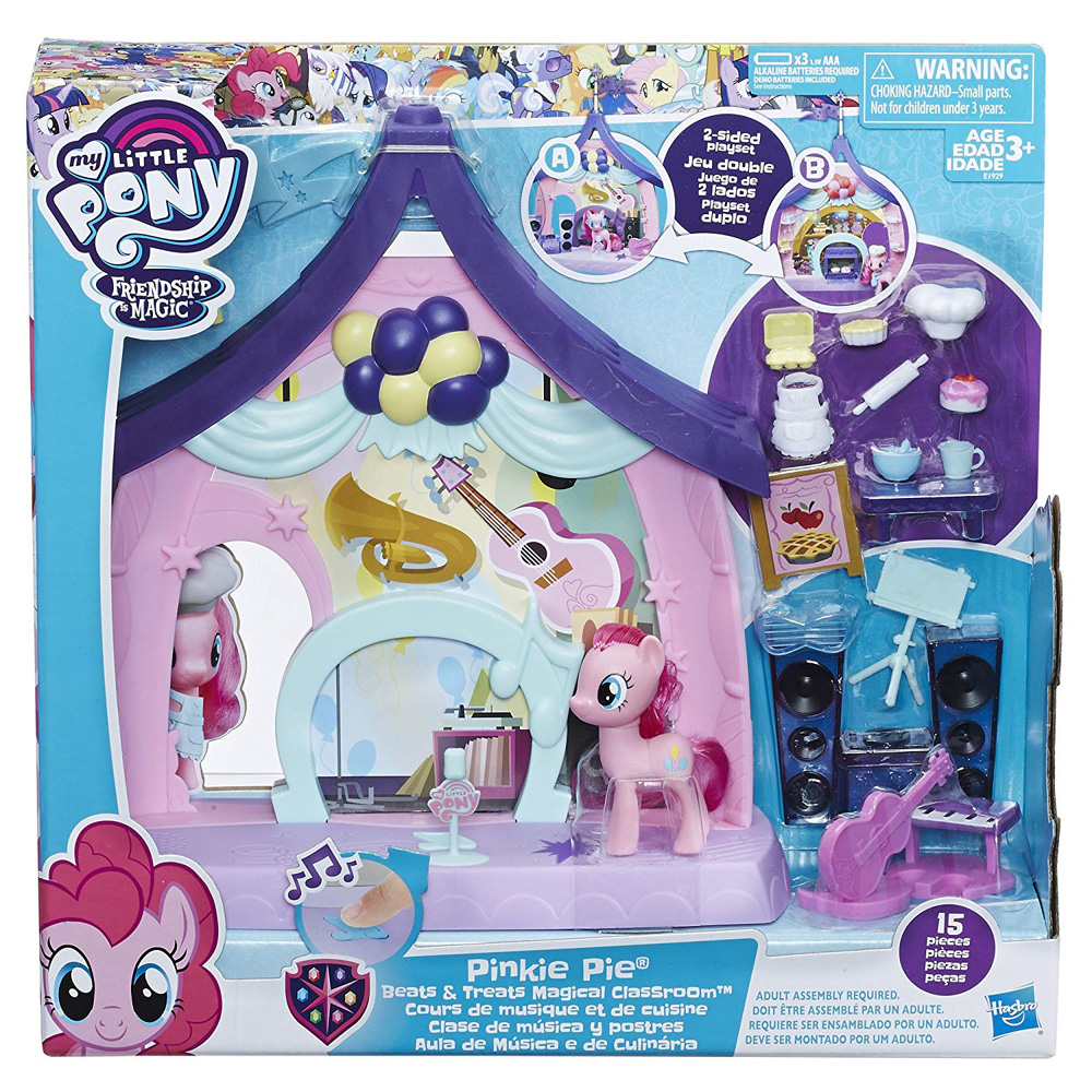 MLP School Of Friendship Beats & Treats Magical Classroom G4 Brushables ...