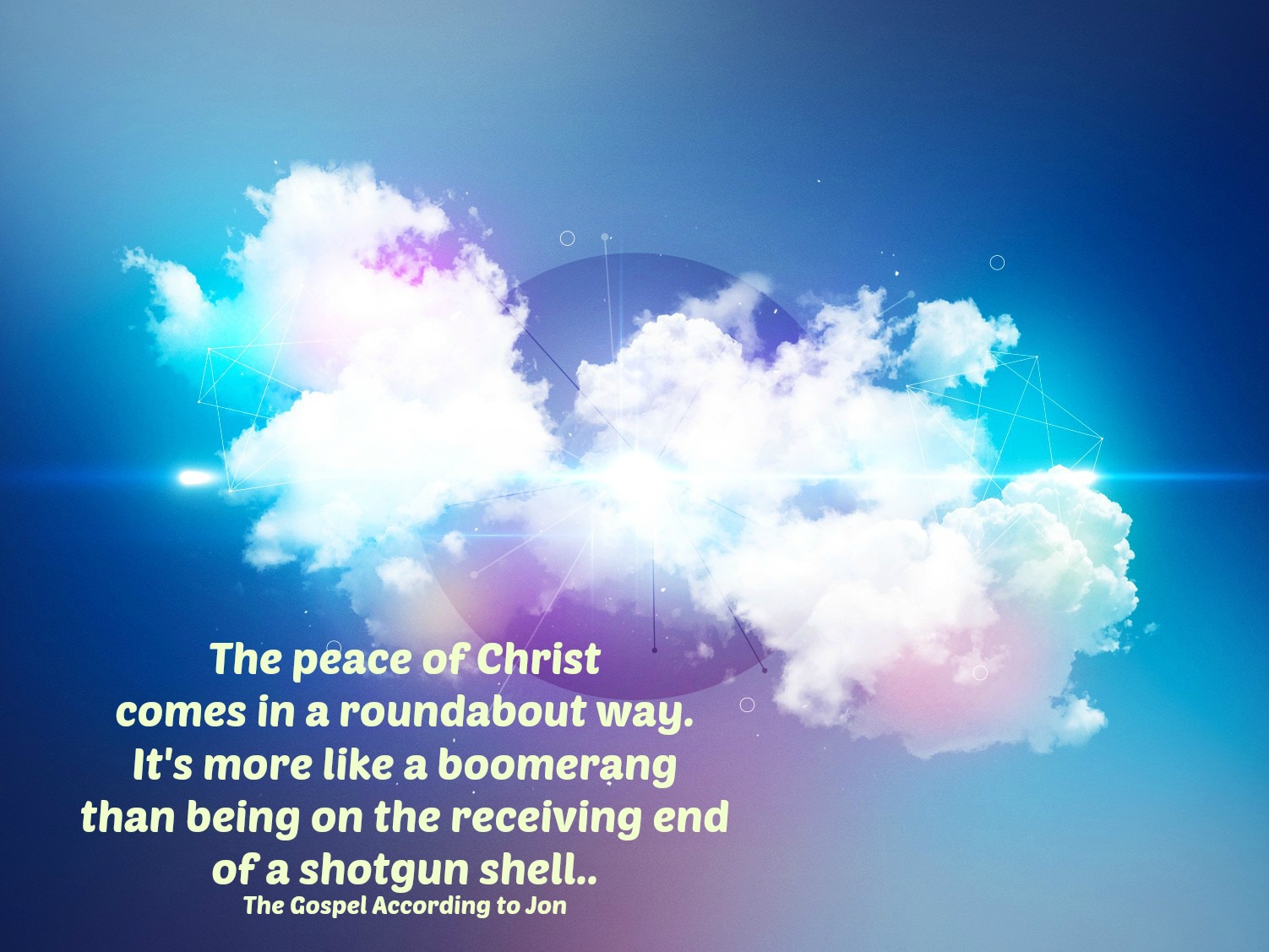 The Gospel According to Jon: How to Get the Peace of Christ NOW in 3 ...