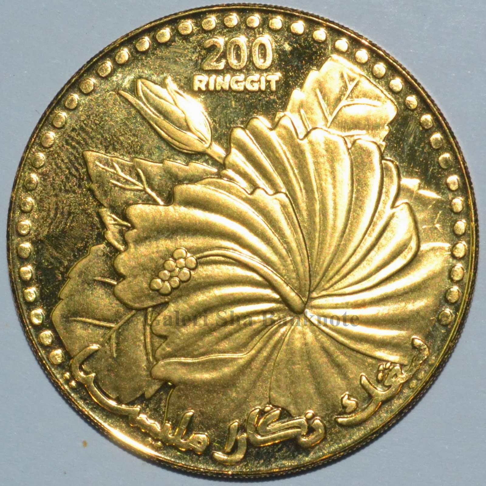 Galeri Sha Banknote: SYILING KIJANG EMAS BANK NEGARA MALAYSIA